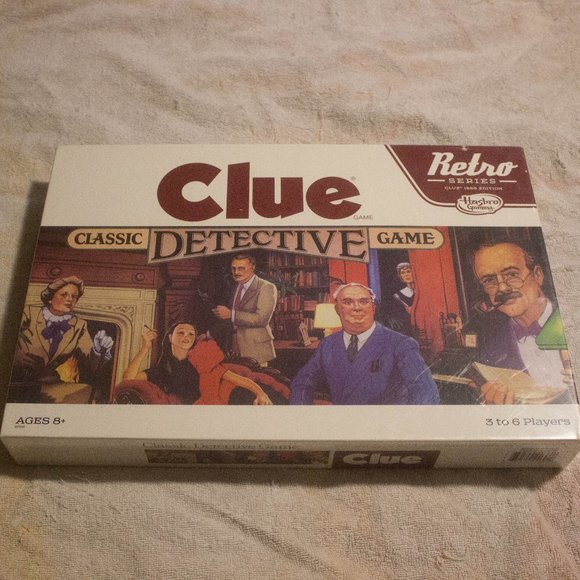 Hasbro | Toys | Clue Board Game Retro Edition | Poshmark